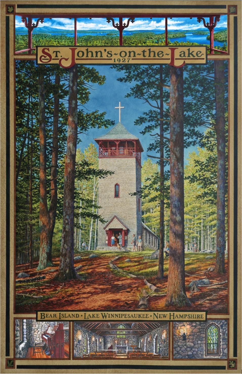 Peter Ferber’s St John’s Watercolors | St Johns On the Lake Chapel