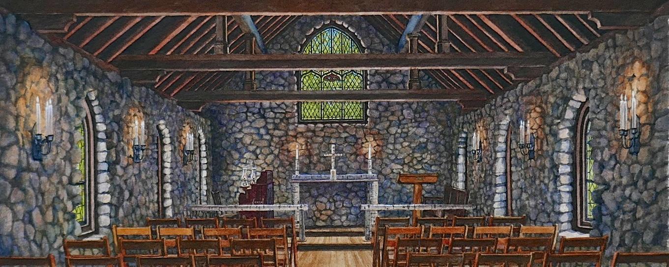 Peter Ferber’s St John’s Watercolors – St. Johns-on-the-Lake Chapel